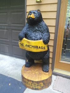5 foot sign bear – Bear Den Carvings
